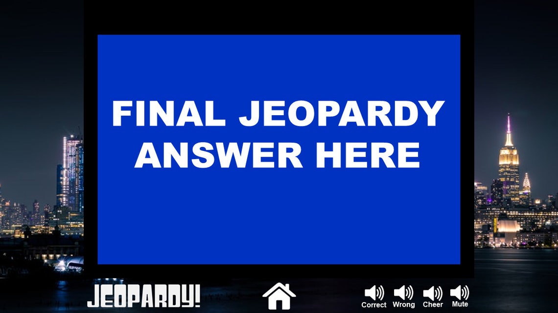 Jeopardy Zoom Powerpoint Game - Etsy