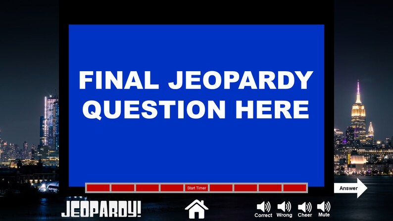 Jeopardy Zoom Powerpoint Game - Etsy