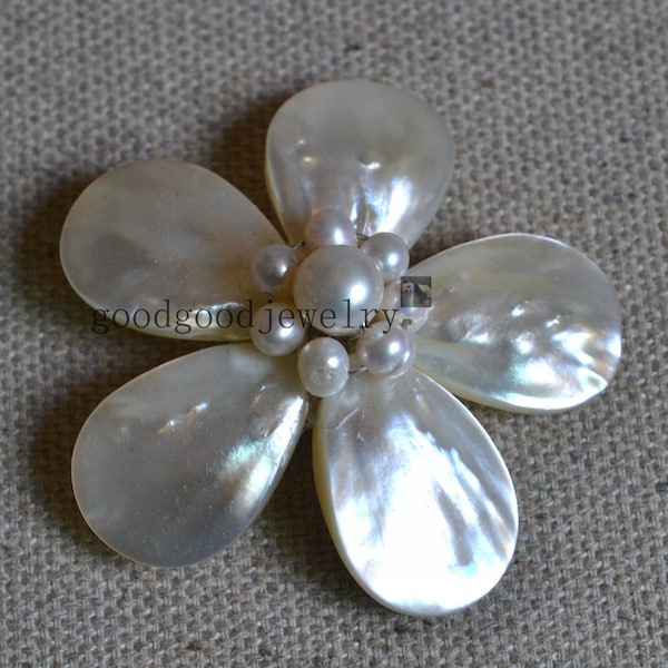 Shell Brooch - Etsy