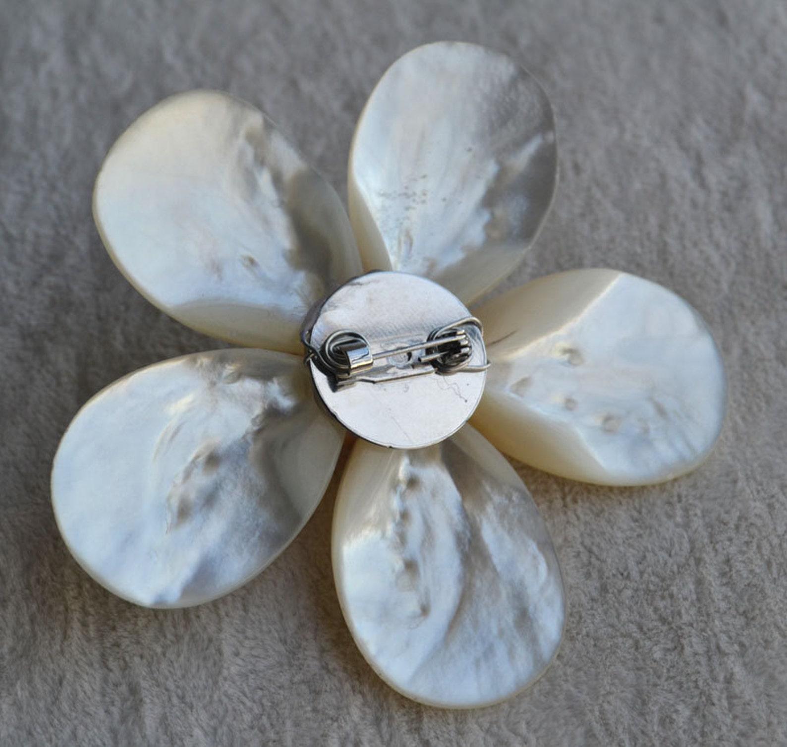 Pearl Broochshell Broochflower Broochwedding - Etsy