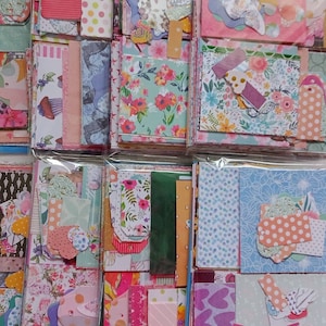 Mixed Patterned Cardstock & Paper Pack - Grab Bag - Cardmaking ...