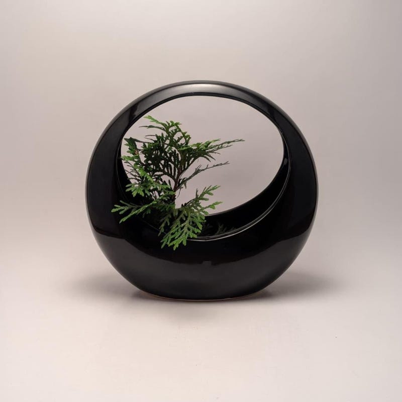 Mid Century Ikebana Planter - Etsy
