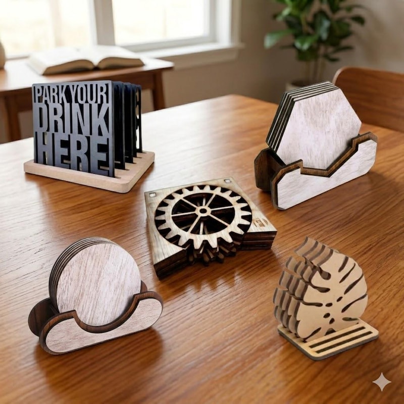 Hexagon Coaster Designs - Etsy