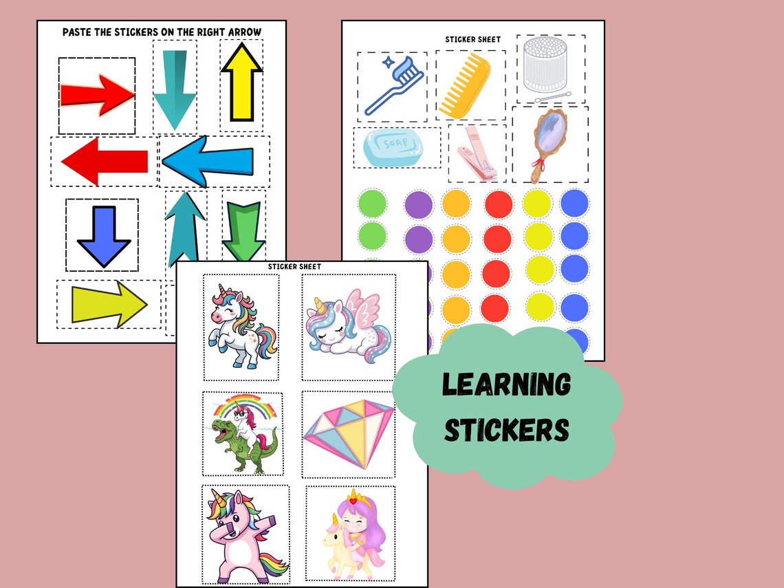 Toddler Learning Workbook | 32 Page Preschool Activities (printable) - Etsy