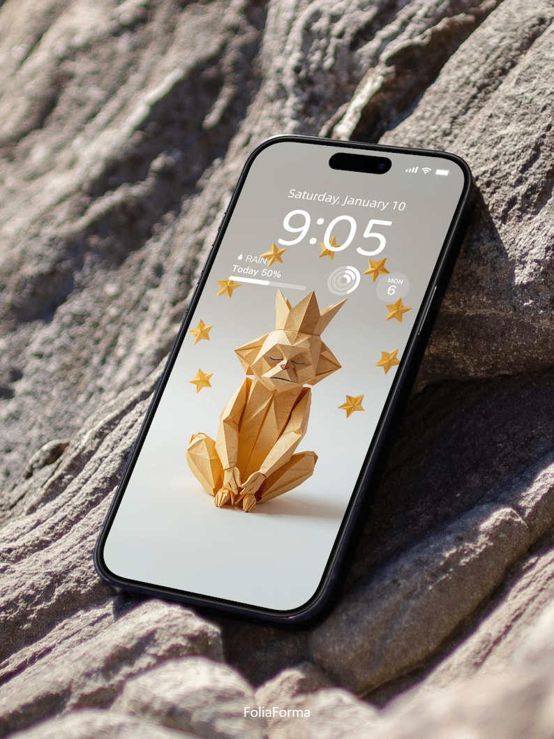 Monkey Phone Wallpaper, Animal Phone Wallpaper, Monkey King 3D Origami ...