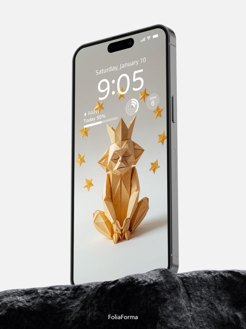 Monkey Phone Wallpaper, Animal Phone Wallpaper, Monkey King 3D Origami ...
