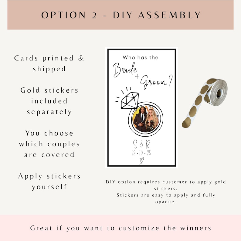 Wedding or Bridal Shower Scratch off Game | Find the Bride & Groom ...
