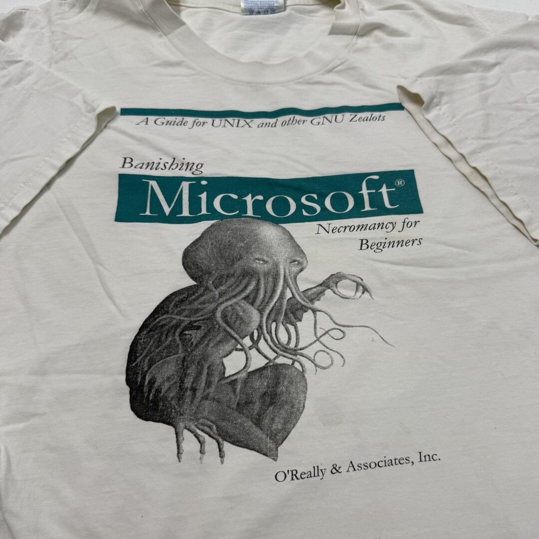 Vintage Microsoft Promo Banishing Necromancy for Beginners T Shirt - Etsy