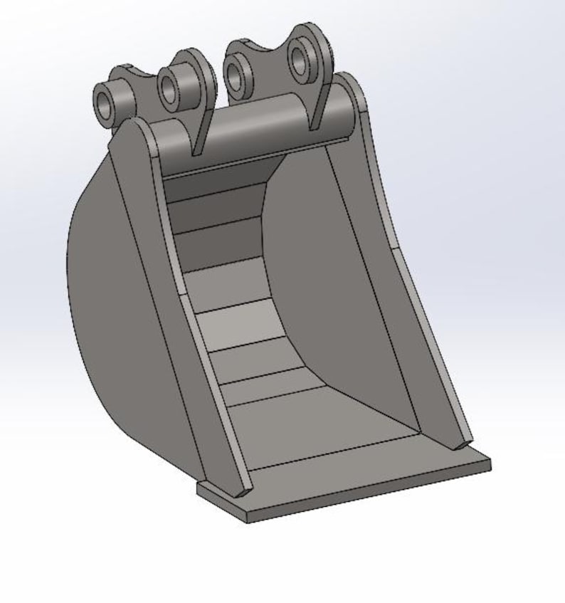 5.0T Excavator General Purpose Bucket Plans 300/450/600 Wide - Etsy