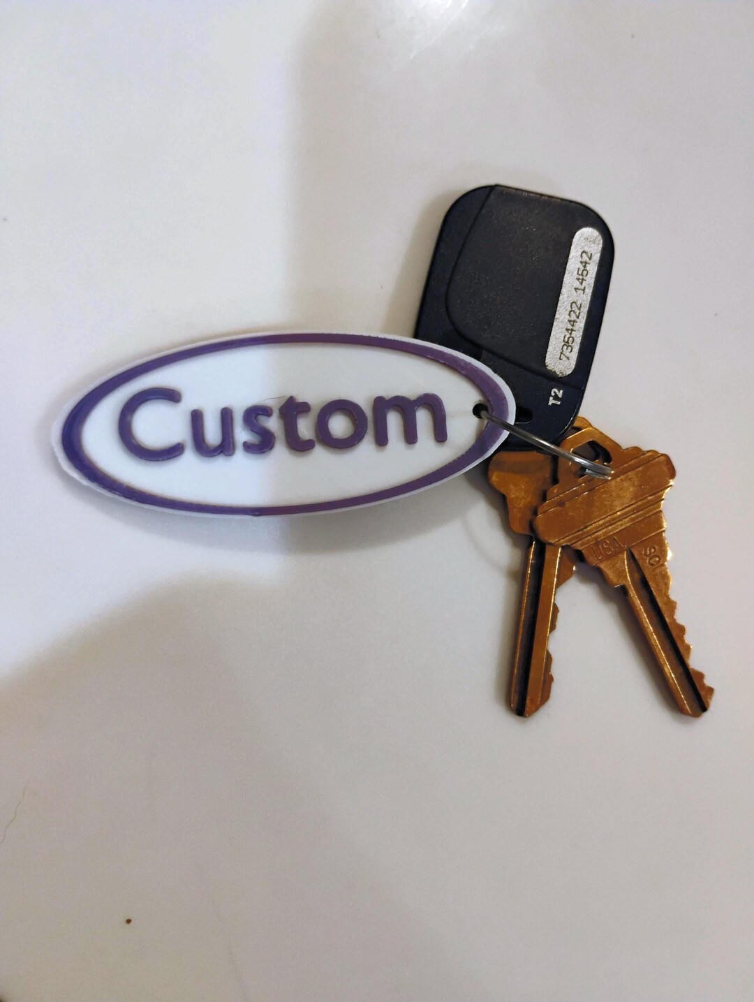 CUSTOM Keychain 3d Print With Any Word You'd Like! - Etsy