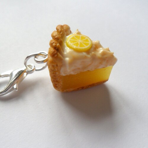 Key Lime Pie Charm Miniature Food Jewelry Polymer Clay Charms - Etsy