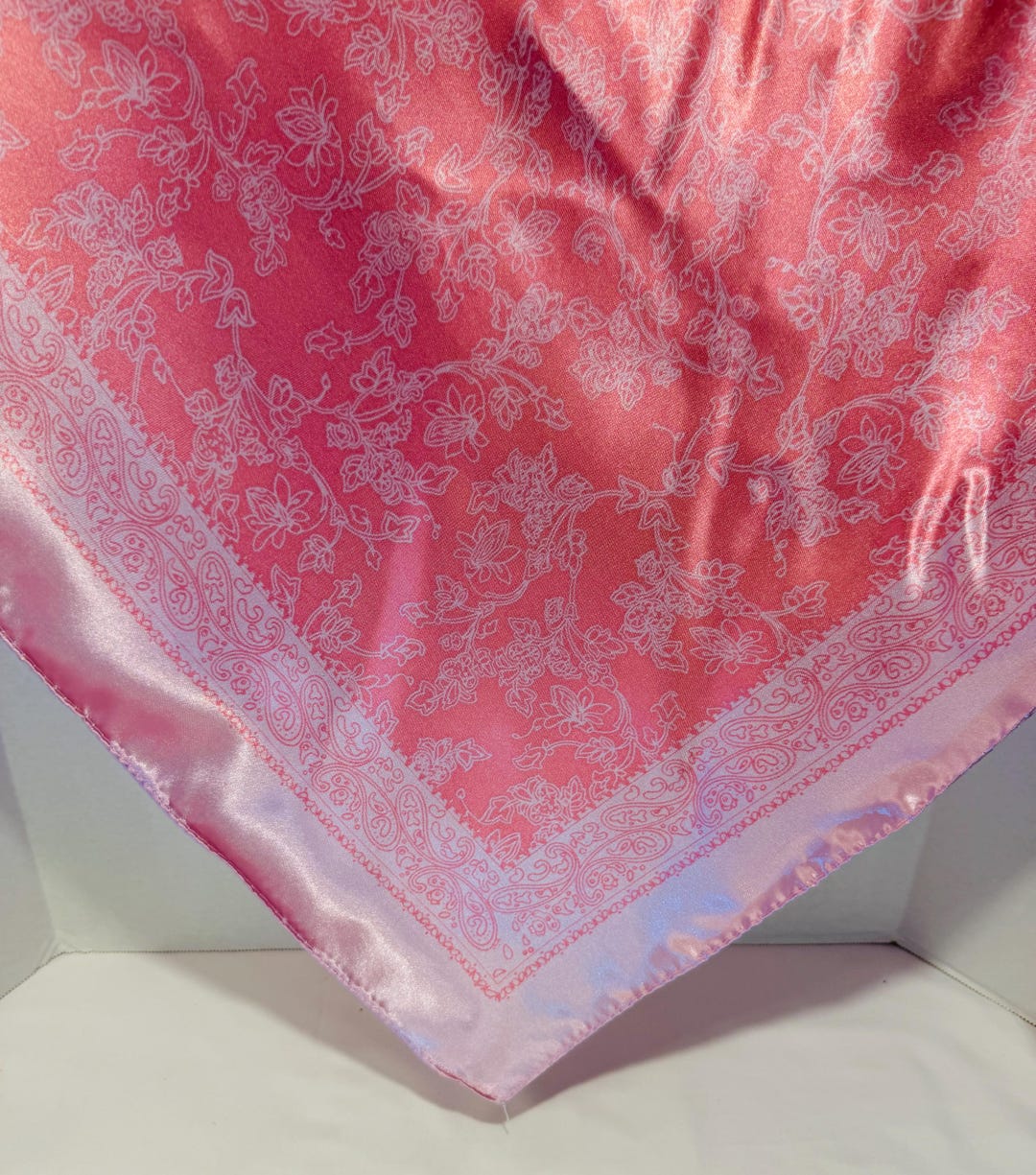 Ezili Freda Pink Mouchwa Silk Scarf Erzulie Fweda Dahomey Rose ...