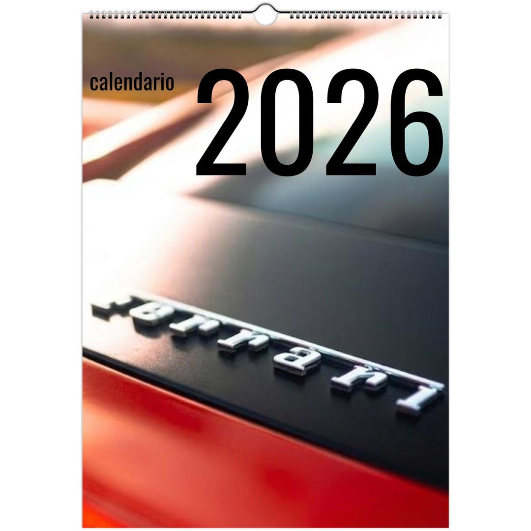 Ferrari Calendar 2026 - Exclusive Collection of Supercars and History ...