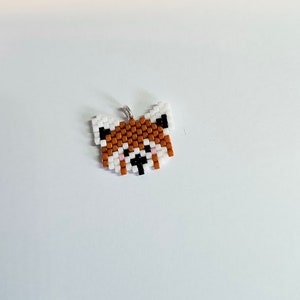 Beaded Red Panda Charm, Keychain, Stitchmarker, Earrings - Etsy
