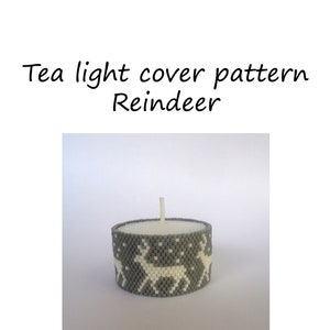 Pattern Tea Light Cover Peyote Pattern Peyote Tutorial - Etsy Canada