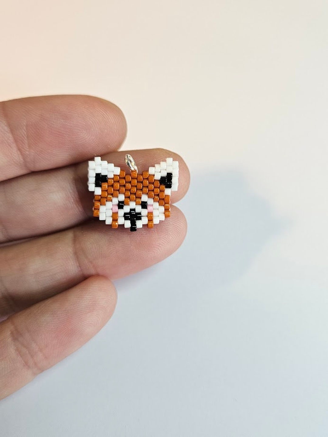 Beaded Red Panda Charm, Keychain, Stitchmarker, Earrings - Etsy