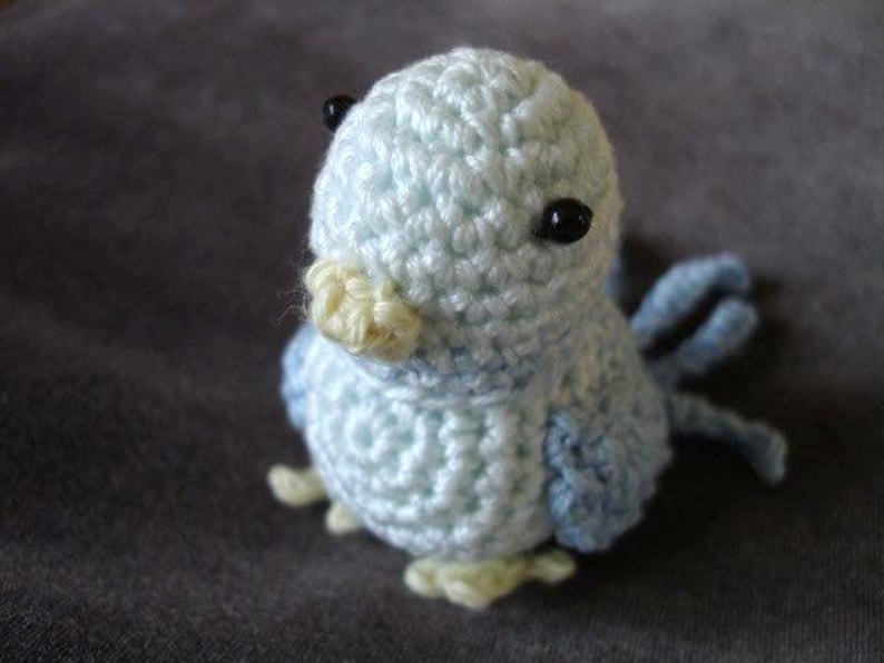 Crochet Pattern Amigurumi Bird Keychain Amigurumi Keychain - Etsy Denmark