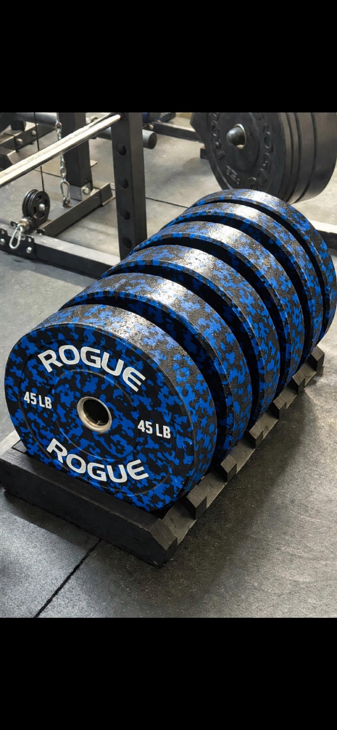 Custom Heavy-duty Bumper Plate Organizer | for Rogue Bumpers | Made in ...