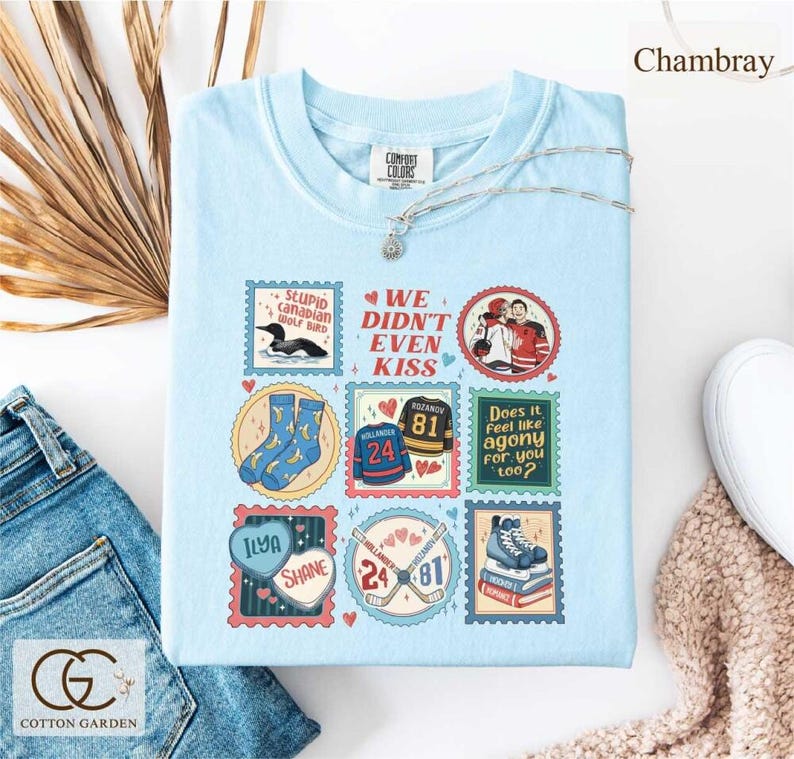 Heated Rivalry Connor & Ilya Comfort Colors Shirt, Hockey Romance Fan ...