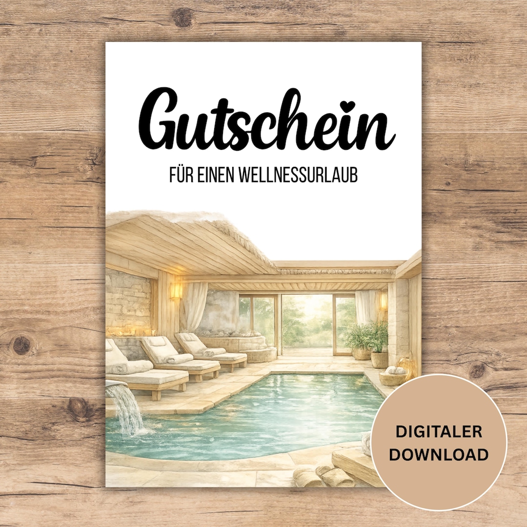 Gutschein Zum Ausdrucken Wellness