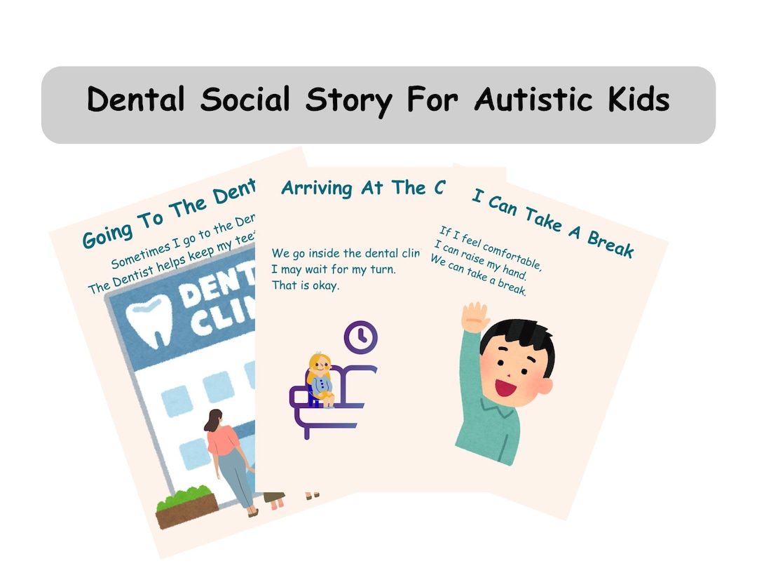 Dental Visit Social Story | Autism Visual Guide (printable PDF) - Etsy