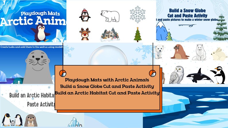 Arctic Animals Activity Pack | Winter Fine Motor Skills (digital ...