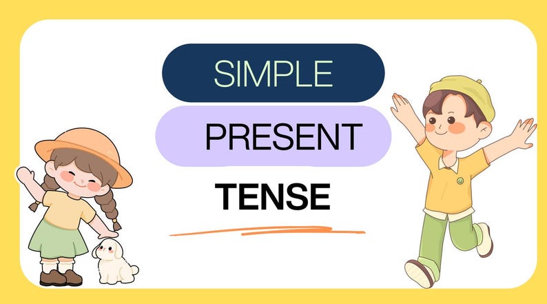 Simple Present Tense Board Game – ESL Grammar Activity for Kids ...