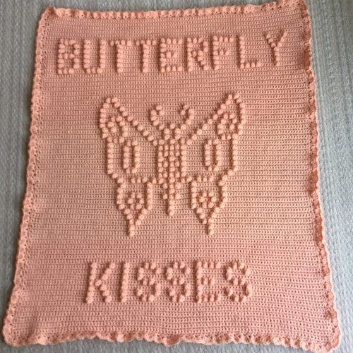 Butterfly Bobble Baby Blanket Pattern - Etsy