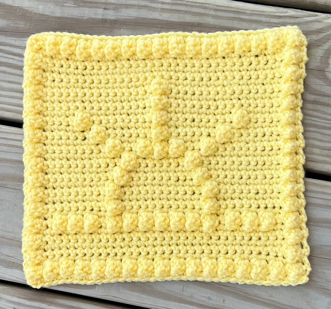 Crochet Blanket Block - Crochet Block - Sunrise Sunset - Etsy