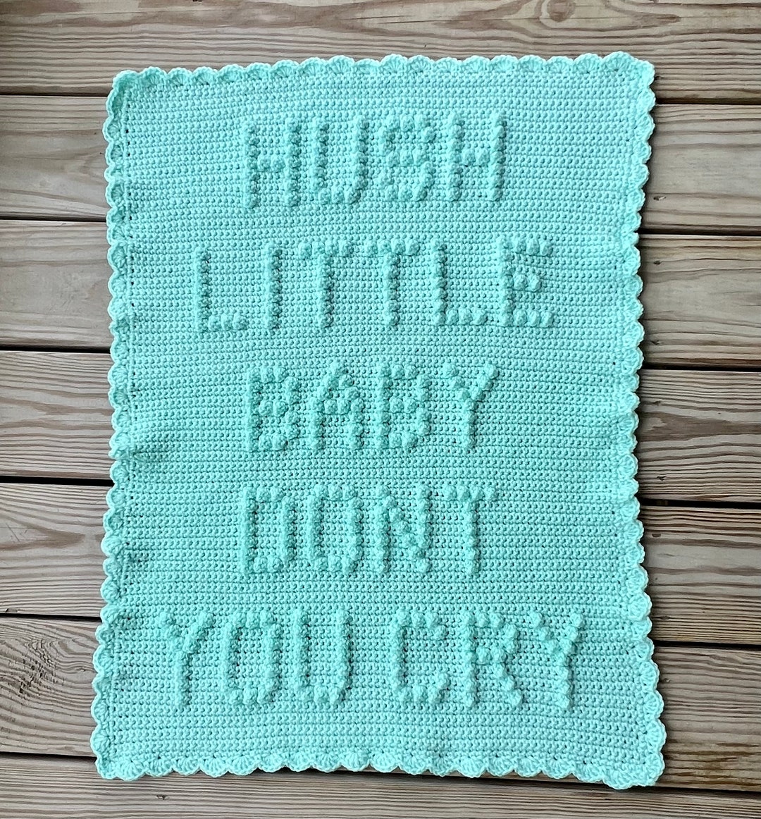 Baby Crochet Pattern - Hush Little Baby Dont You Cry .........crochet ...