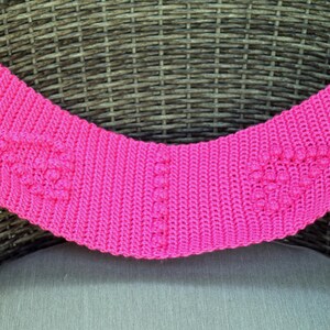 Beautiful Hearts Scarf - 2 Sets of 3 Linked Hearts and 1 Separate Heart ...