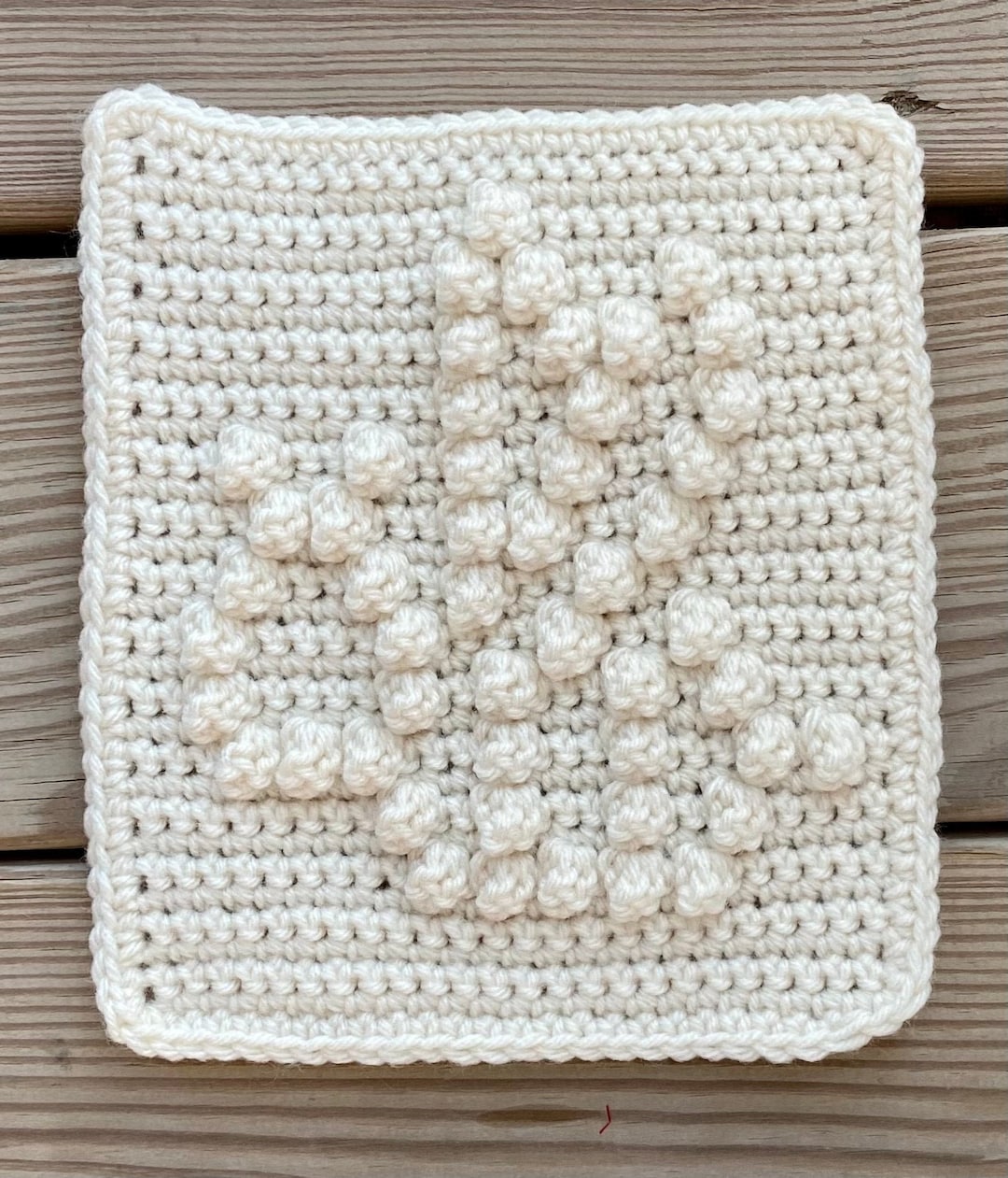 Bee Square Crochet Pattern - Baby Blanket Squares Pattern - Washcloth ...
