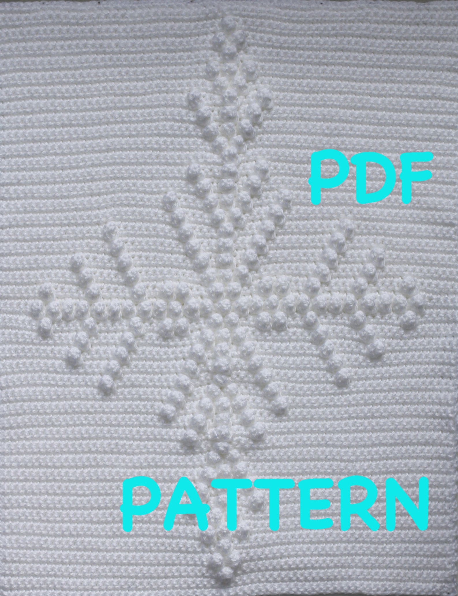 Snowflake Baby Blanket Pattern - Crochet Pattern - Crochet Baby Blanket ...