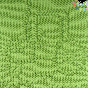 Farm Tractor Baby Blanket Pattern - Wall Hanging - Baby Snuggle Blanket ...