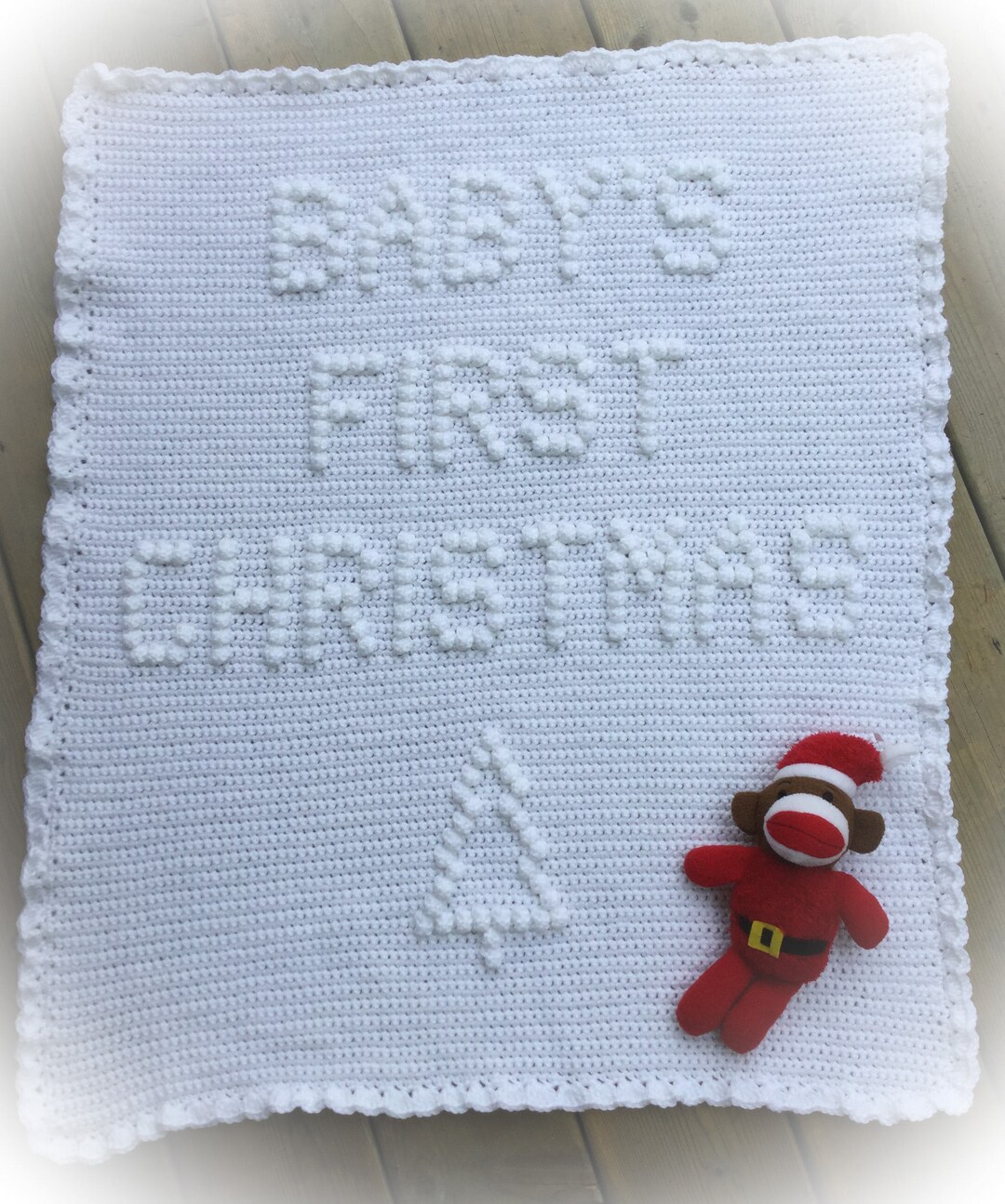 Baby S First Christmas Pattern Baby Blanket Pattern - Etsy Canada