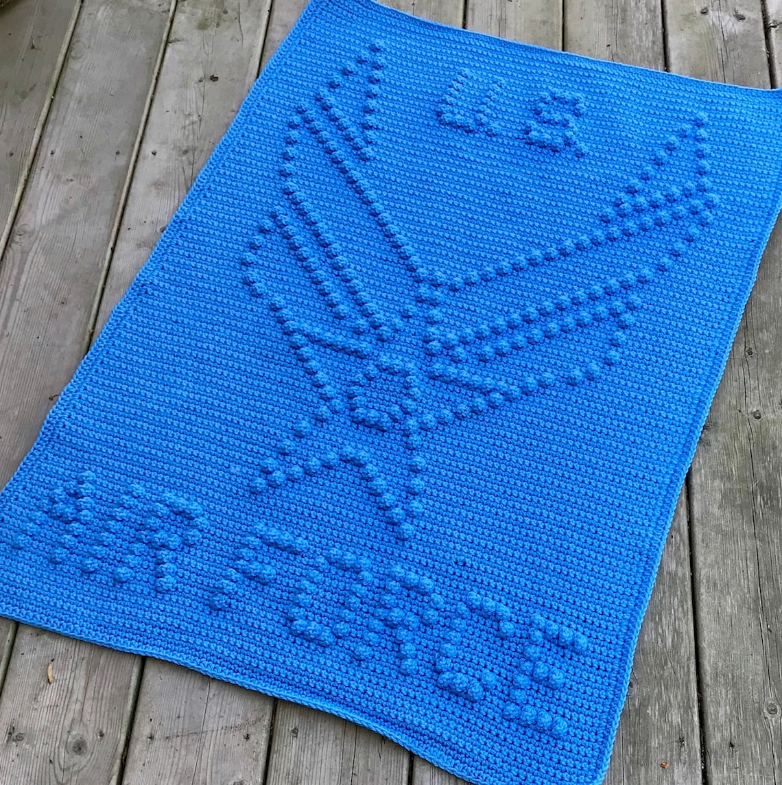 U.S. Air Force Crochet Baby Blanket Pattern Lapghan Wall - Etsy