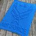 U.S. Air Force Crochet Baby Blanket Pattern Lapghan Wall Hanging - Etsy