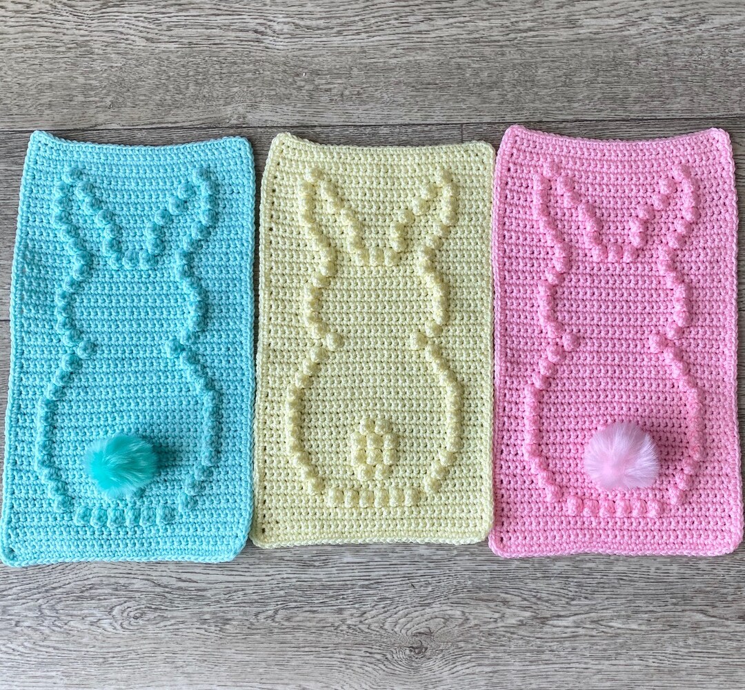 Bunny Tail Panels Crochet Baby Blanket Pattern Lots Of Options With