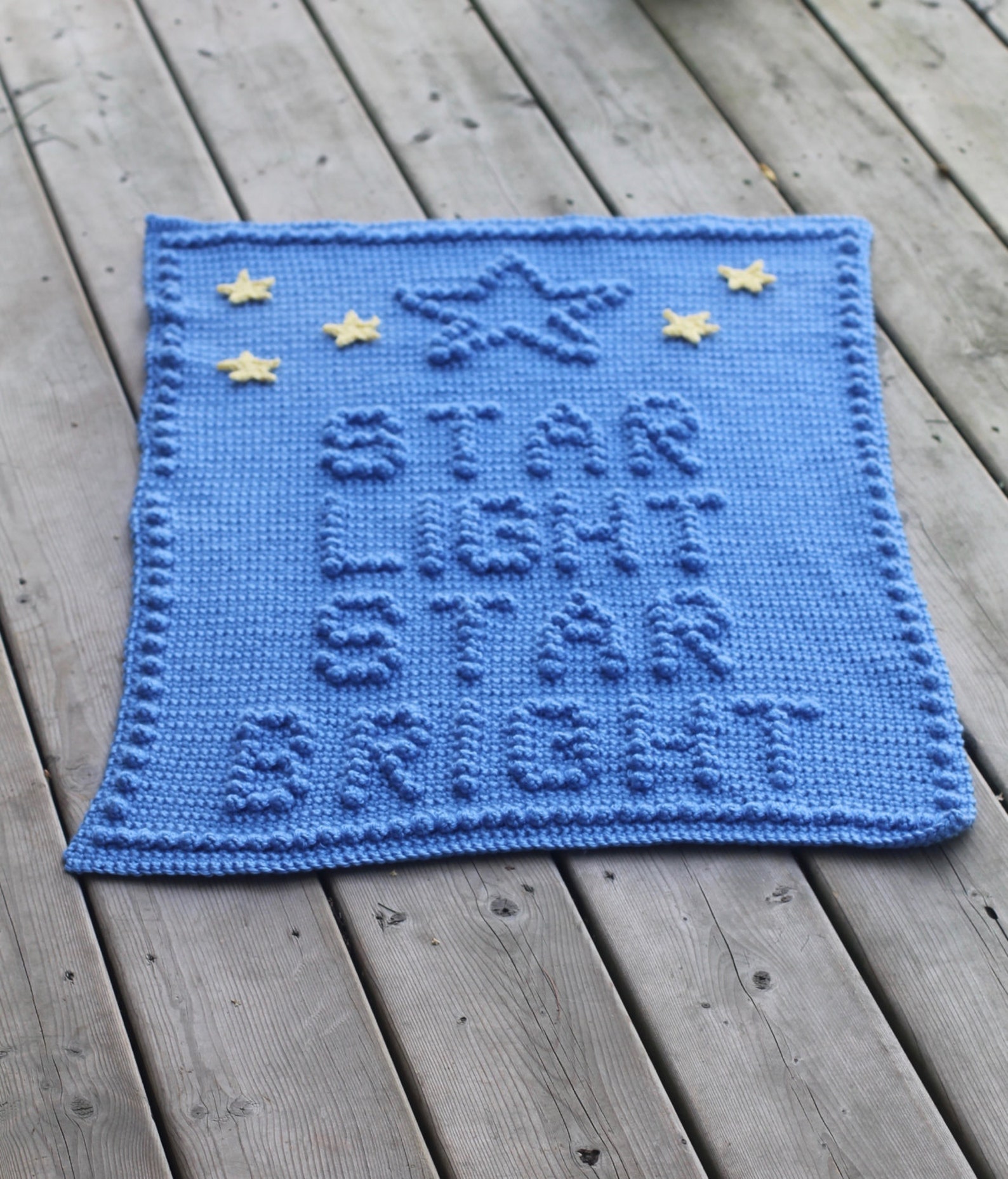 Star Light Star Bright Crochet Baby Blanket Pattern - Baby Blanket ...
