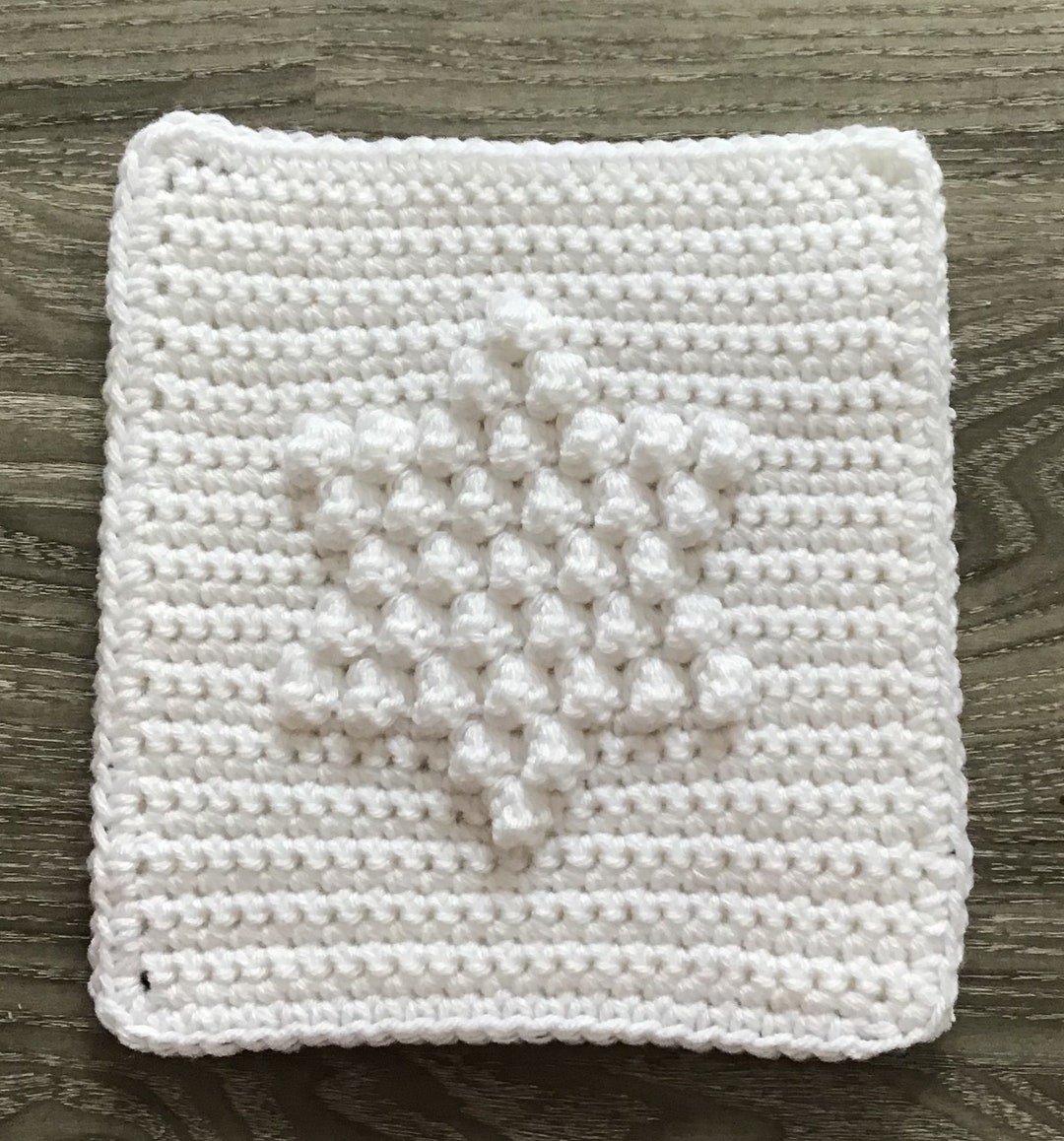Six Pointed Star Square Crochet Pattern - Baby Blanket Squares Pattern ...