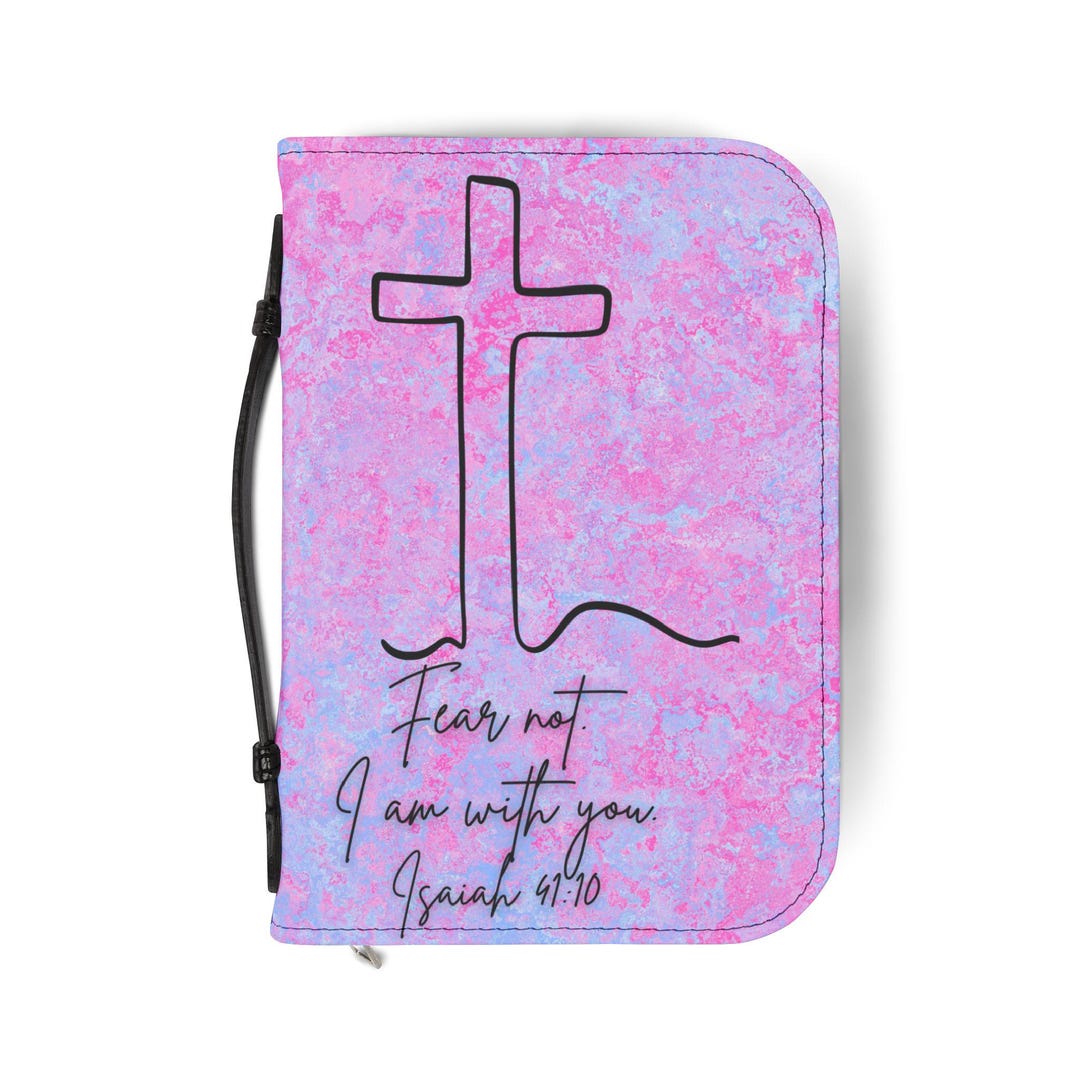 Pink Scripture Bible Cover | Isaiah Psalm Pink - Etsy