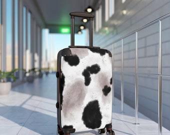 Cow Print Suitcases - Etsy