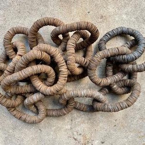 Bottle Cap Chain 8ft Americana Folk Art 19 Links Bottlecap - Etsy