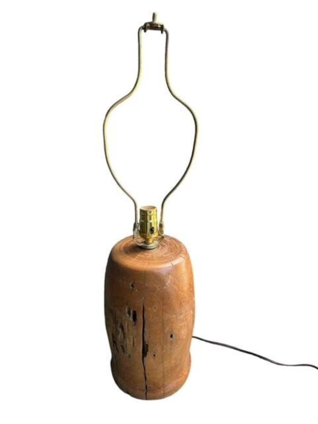 Rustic Wood Table Lamp for Your Cabin, Chalet or Mountain Home - Etsy