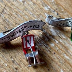 3 Vintage Ski Lift Chair Pins Switzerland - Etsy
