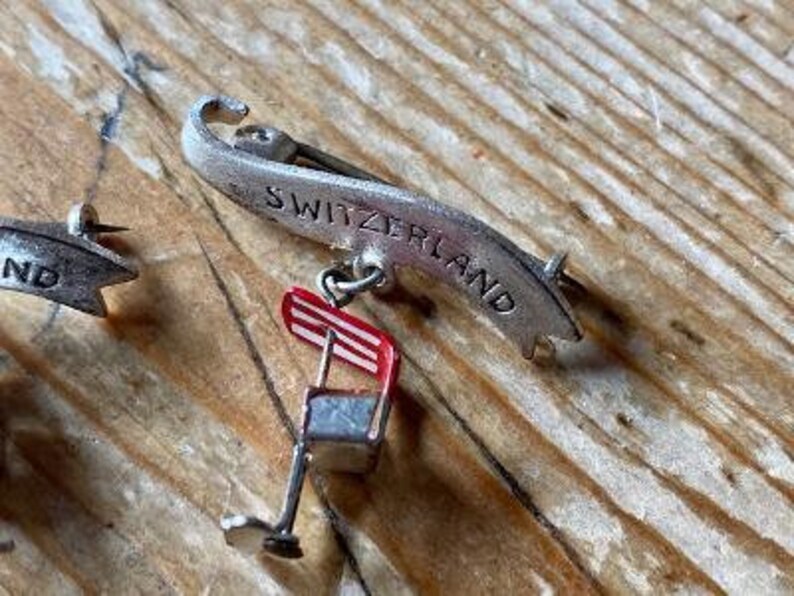 3 Vintage Ski Lift Chair Pins Switzerland - Etsy