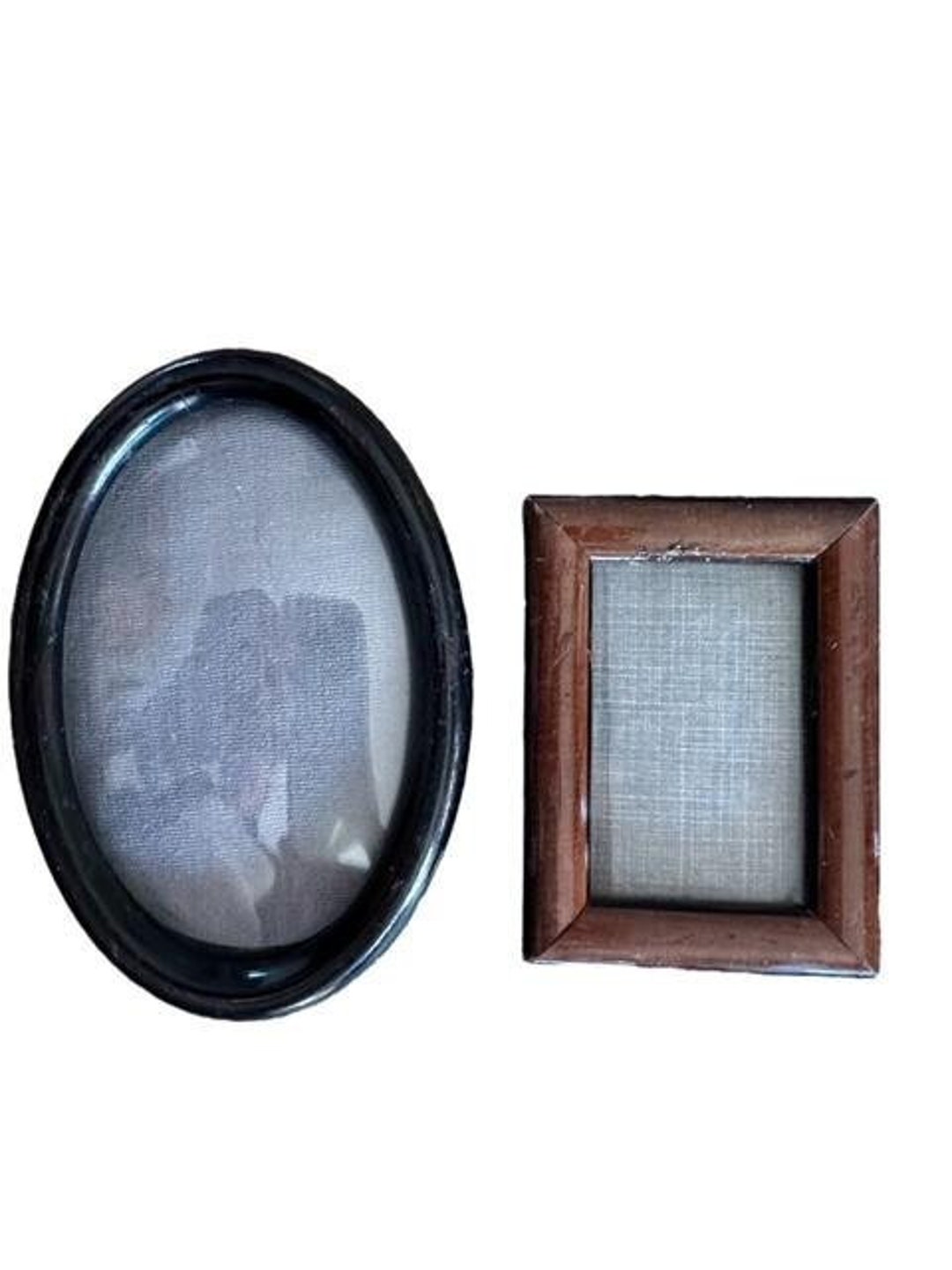 2 Miniature Antique Wood Standing Frames - Etsy
