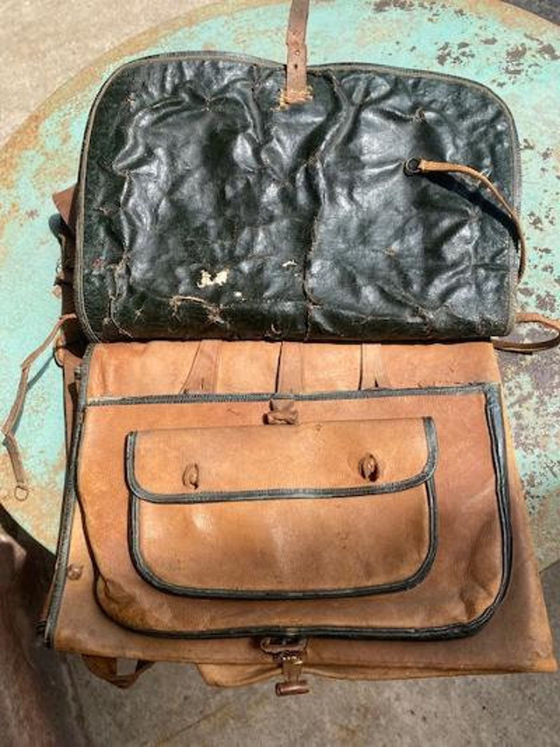 German Leather Hunters Bag Pouch With Deer Hide Dew Claws - Etsy