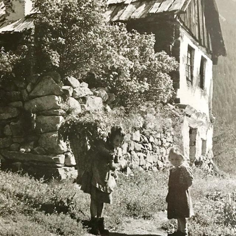Book Alpine Farming Black and White Photo Documentary | Etsy
