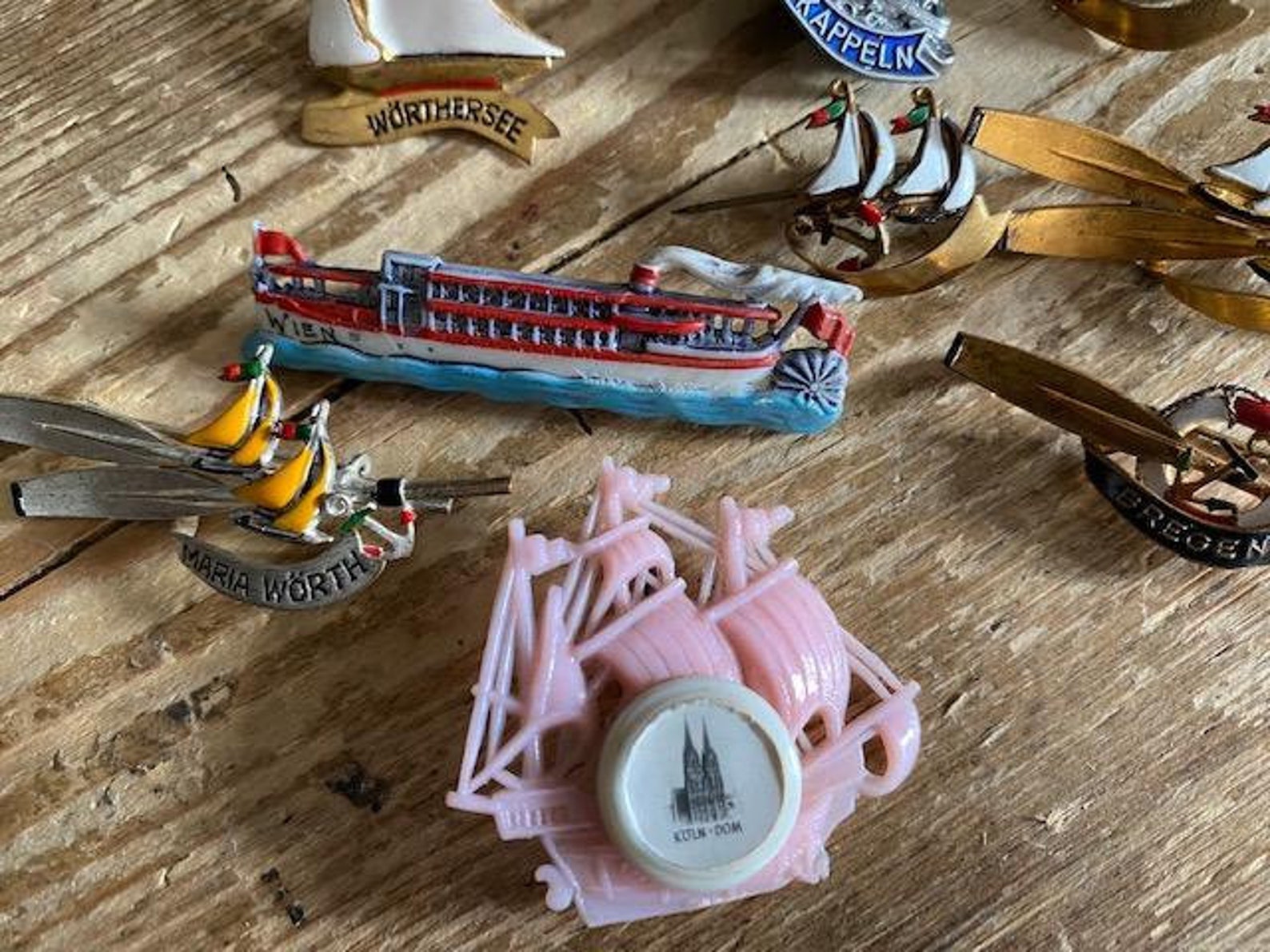 9 Vintage Boat Pins - Etsy